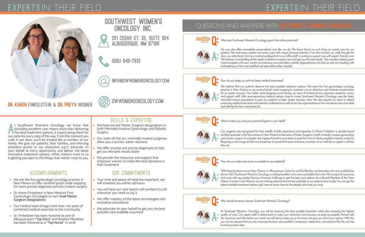Gynecologic Oncology Specialists Southwest Womens Oncology
